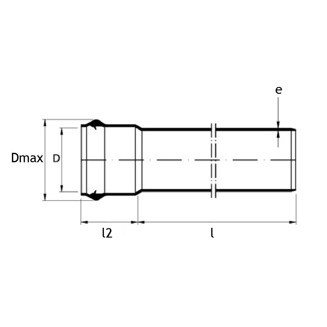 PVC-U COMPACT TORU 160X4,7 RINGJÄIKUS SN8 6M PRUUN