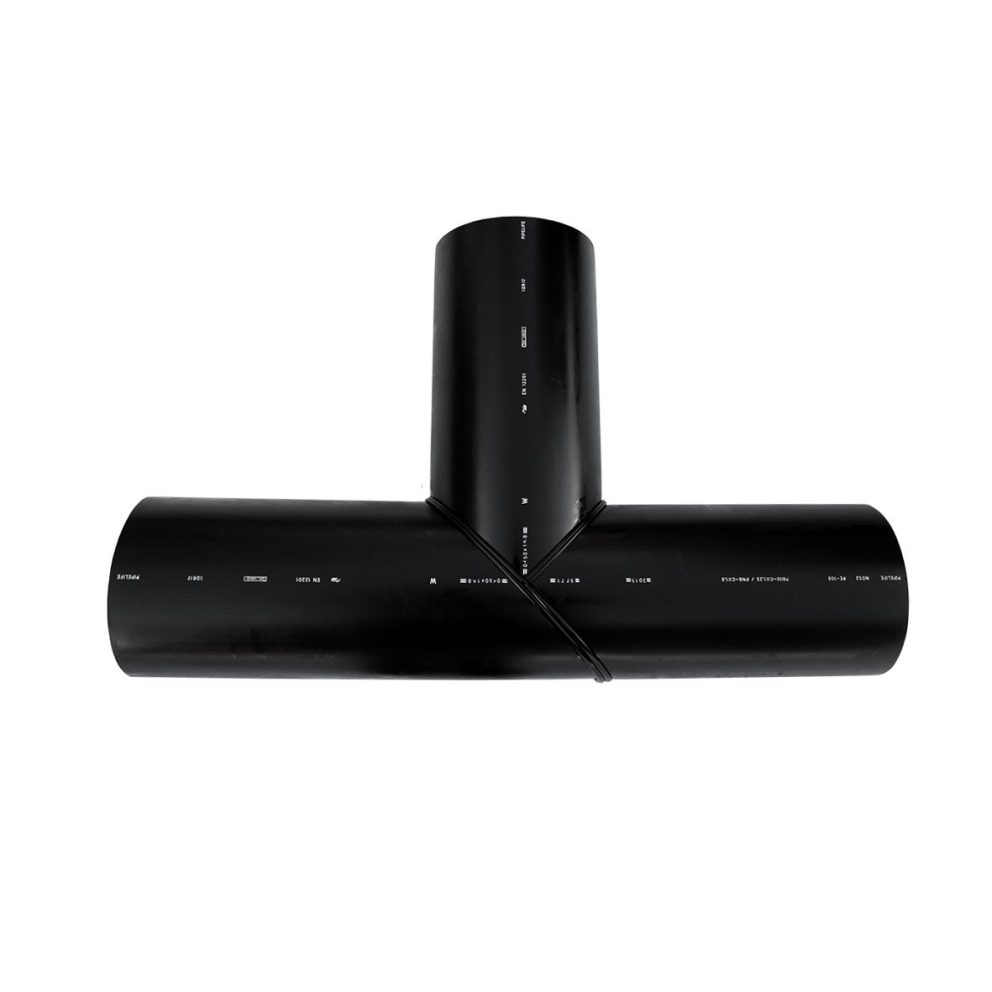 PE100 KOLMIK 250X160 PN10 SDR17 KÄSITÖÖ MUST