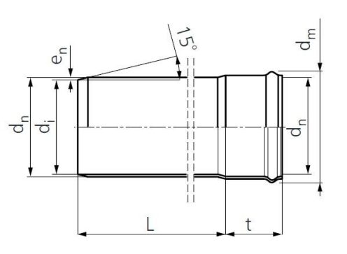 PVC COEX TORU 110X3,2 SN4 3M PRUUN
